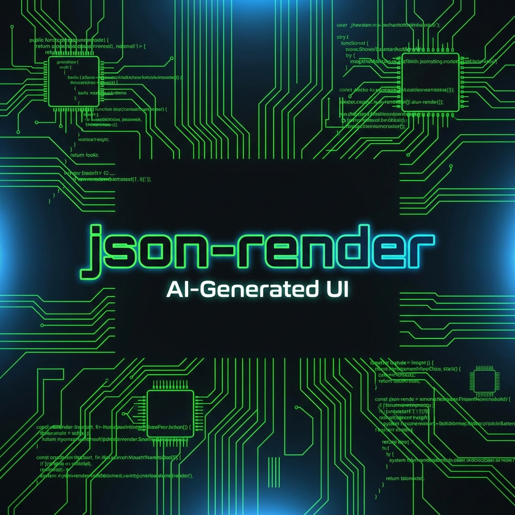 json-render - AI-Generated UI Library with Guardrails | React